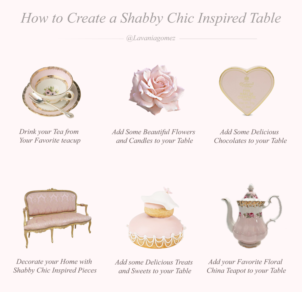 HOW TO CREATE A BEAUTIFUL SHABBY CHIC INSPIRED TABLE SETTING.. – La Vania